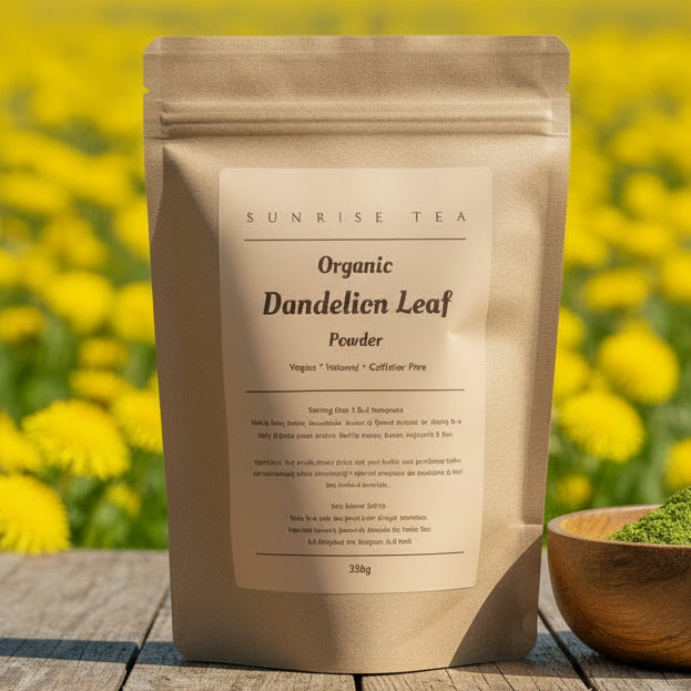 Organic Dandelion Leaf Powder - CLEARANCE! – Sunrise Tea
